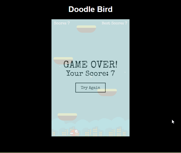 Doddle Bird Game In Javascript Free Source Code Sourcecodester